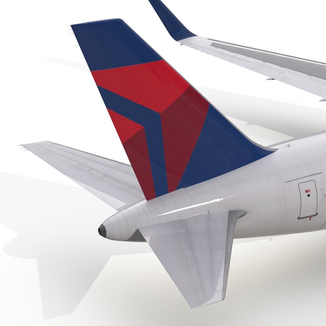 Boeing 767-300f Delta Air Lines 3d Model