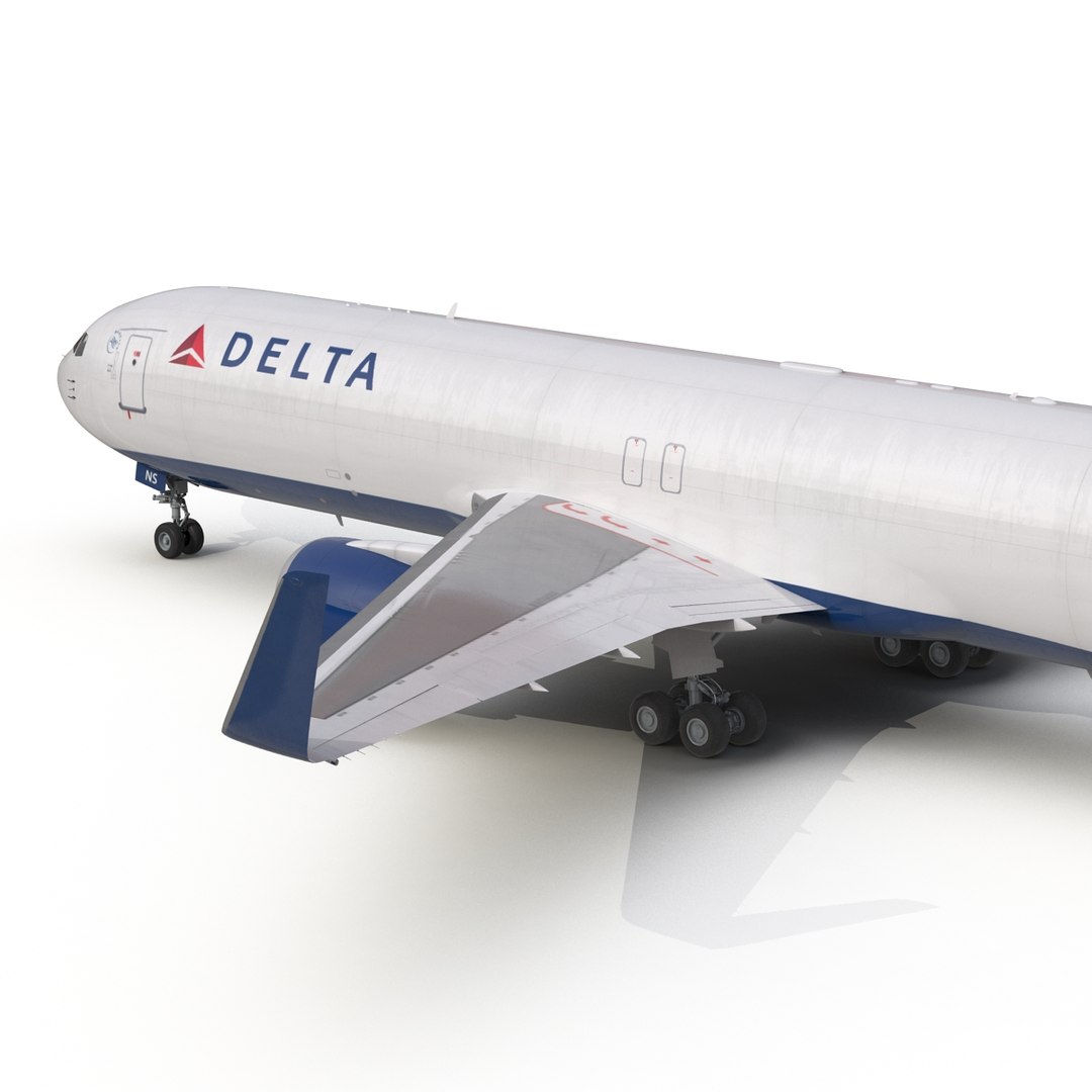 Boeing 767-300f Delta Air Lines 3d Model