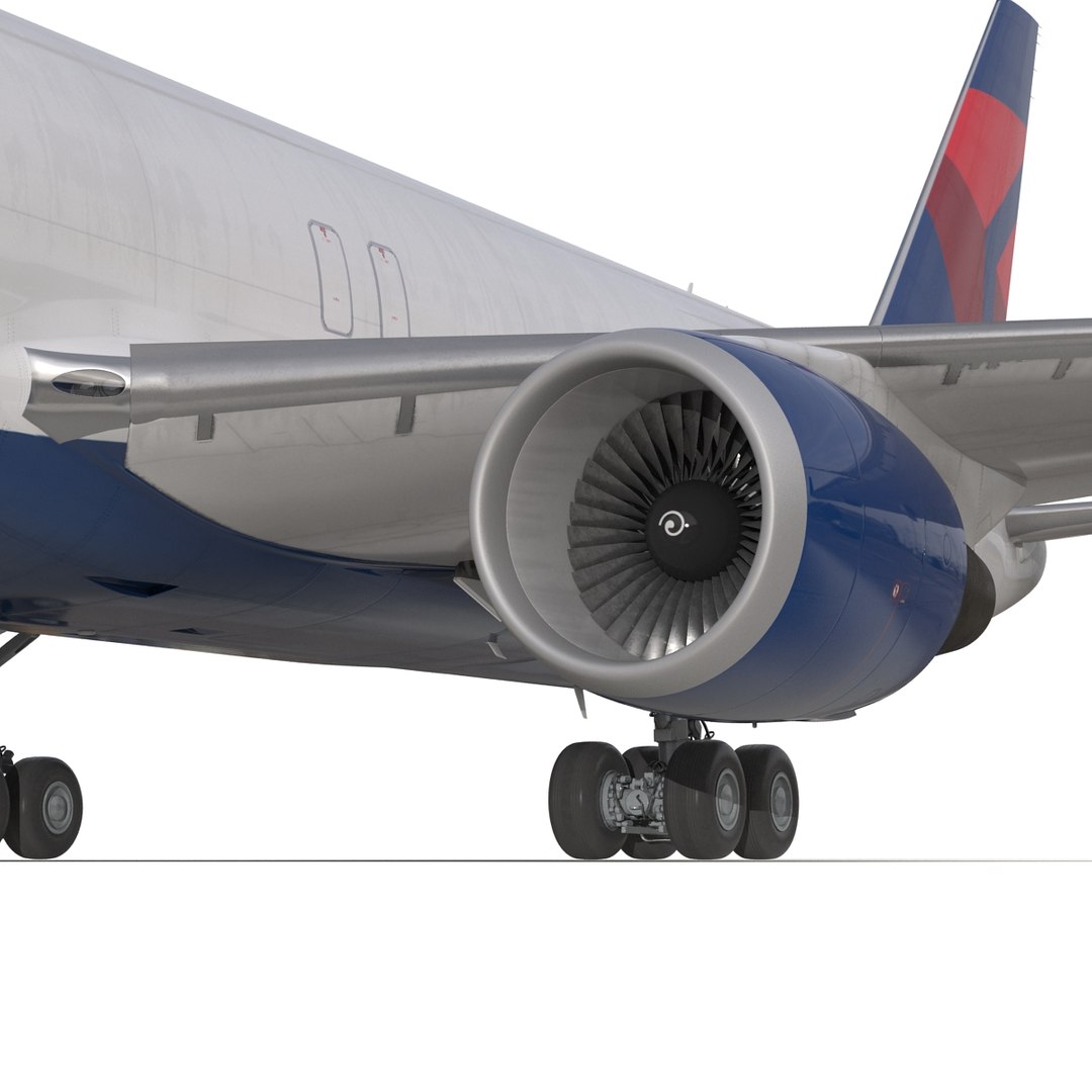 Boeing 767-300f Delta Air Lines 3d Model