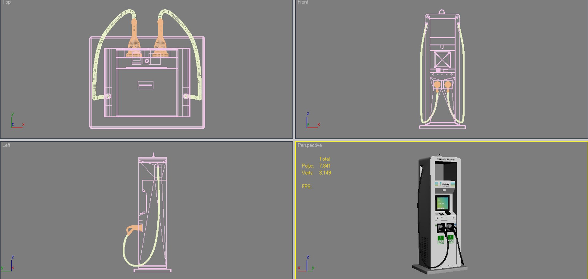 3D Ev Fast Charger 2 Model - TurboSquid 1408381