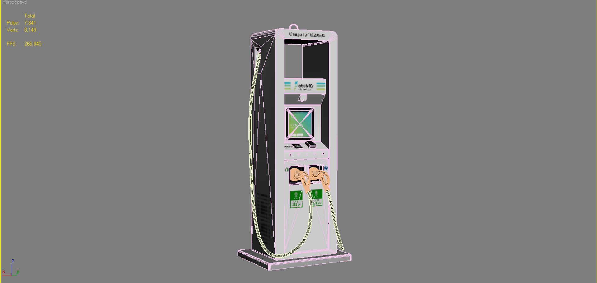 3D Ev Fast Charger 2 Model - TurboSquid 1408381