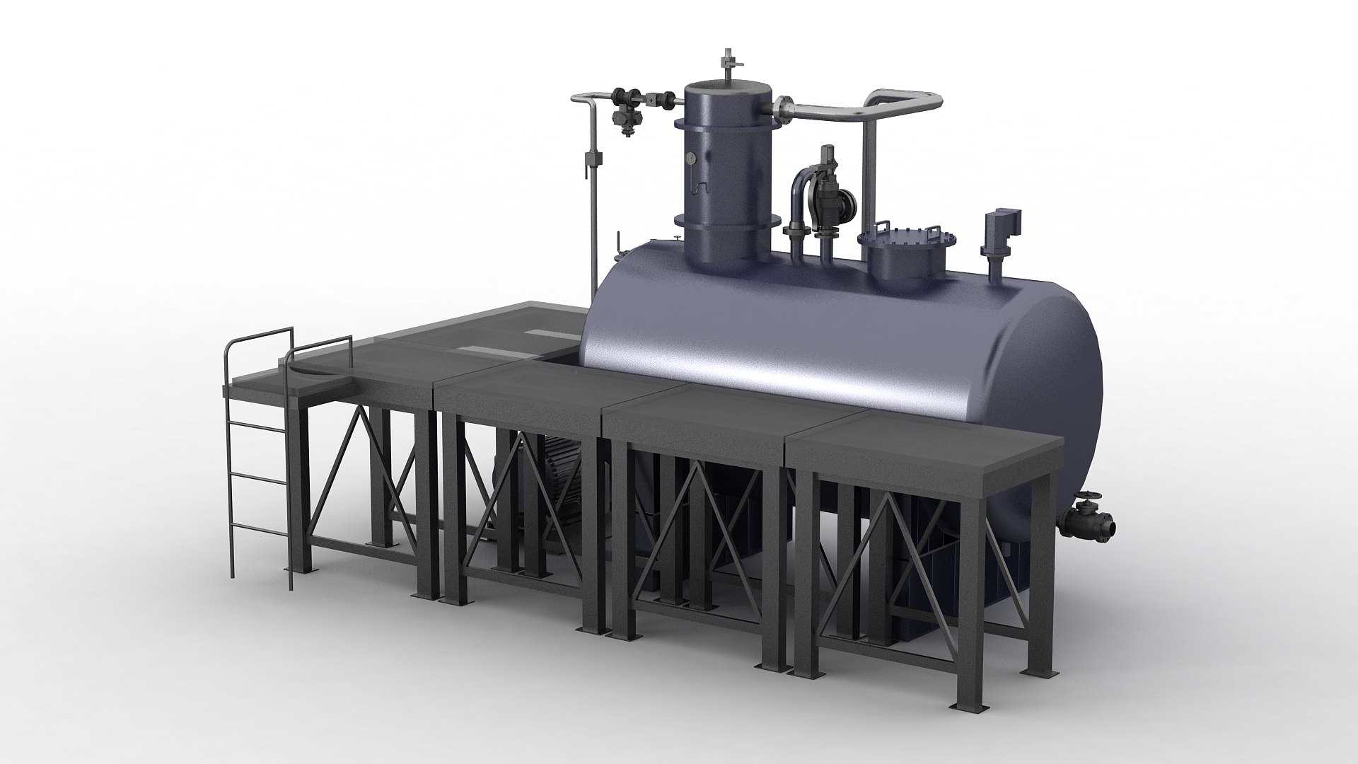 3D Model Boiler Distillation Valve Water Pump Chlorination - TurboSquid ...