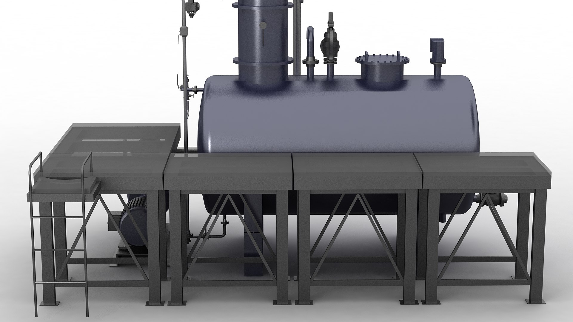3D Model Boiler Distillation Valve Water Pump Chlorination - TurboSquid ...