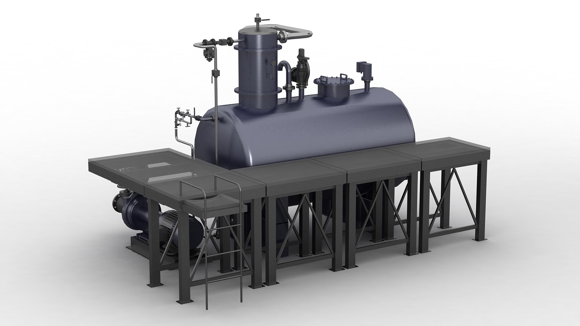 3D Model Boiler Distillation Valve Water Pump Chlorination - TurboSquid ...