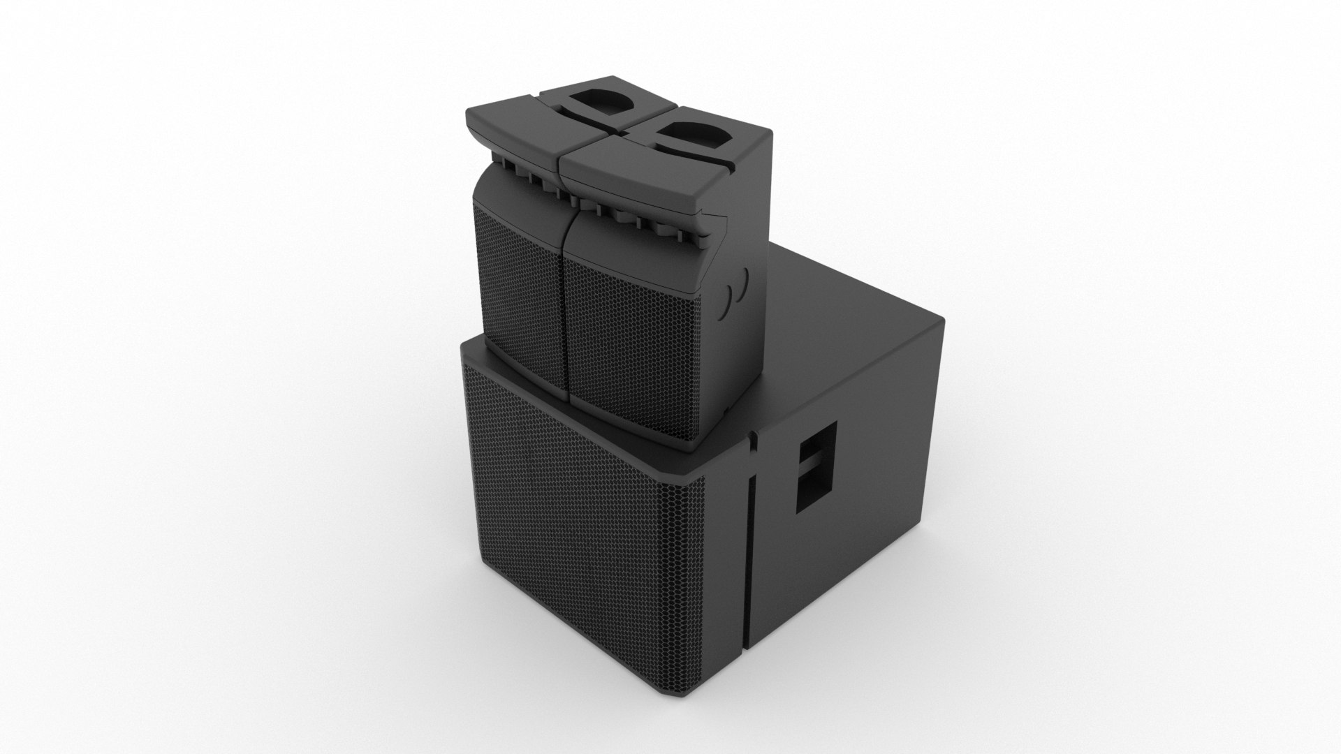 3D Concert Sound System Line Array JBL VRX Model - TurboSquid 2119000