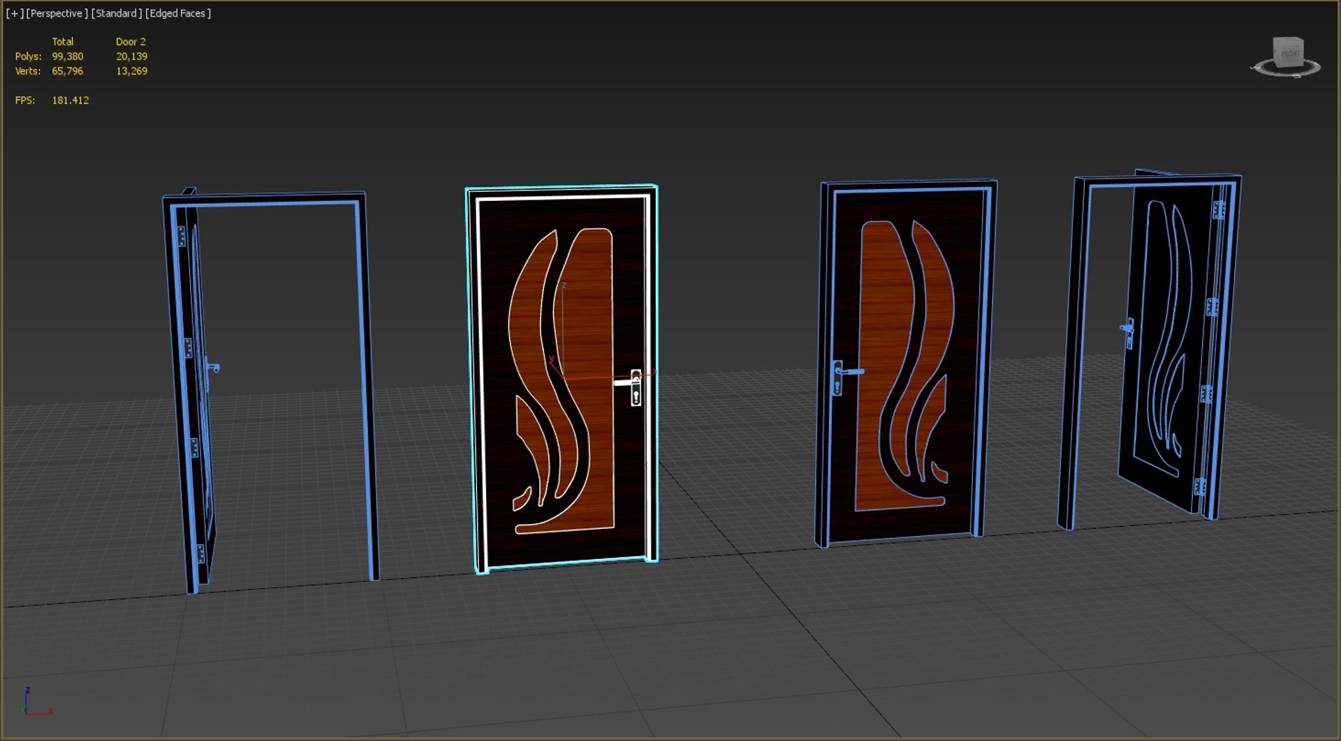 3D Door Design 44 - TurboSquid 2213678