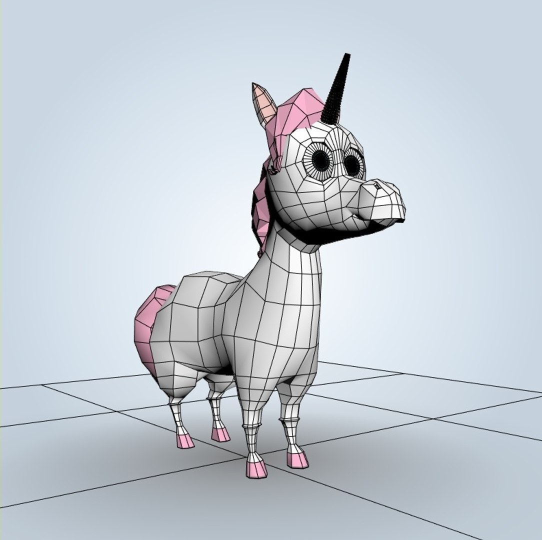 Unicorn model - TurboSquid 1882907