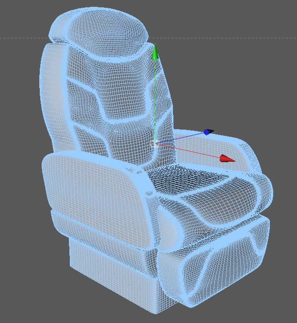 Business Seat 3d Obj