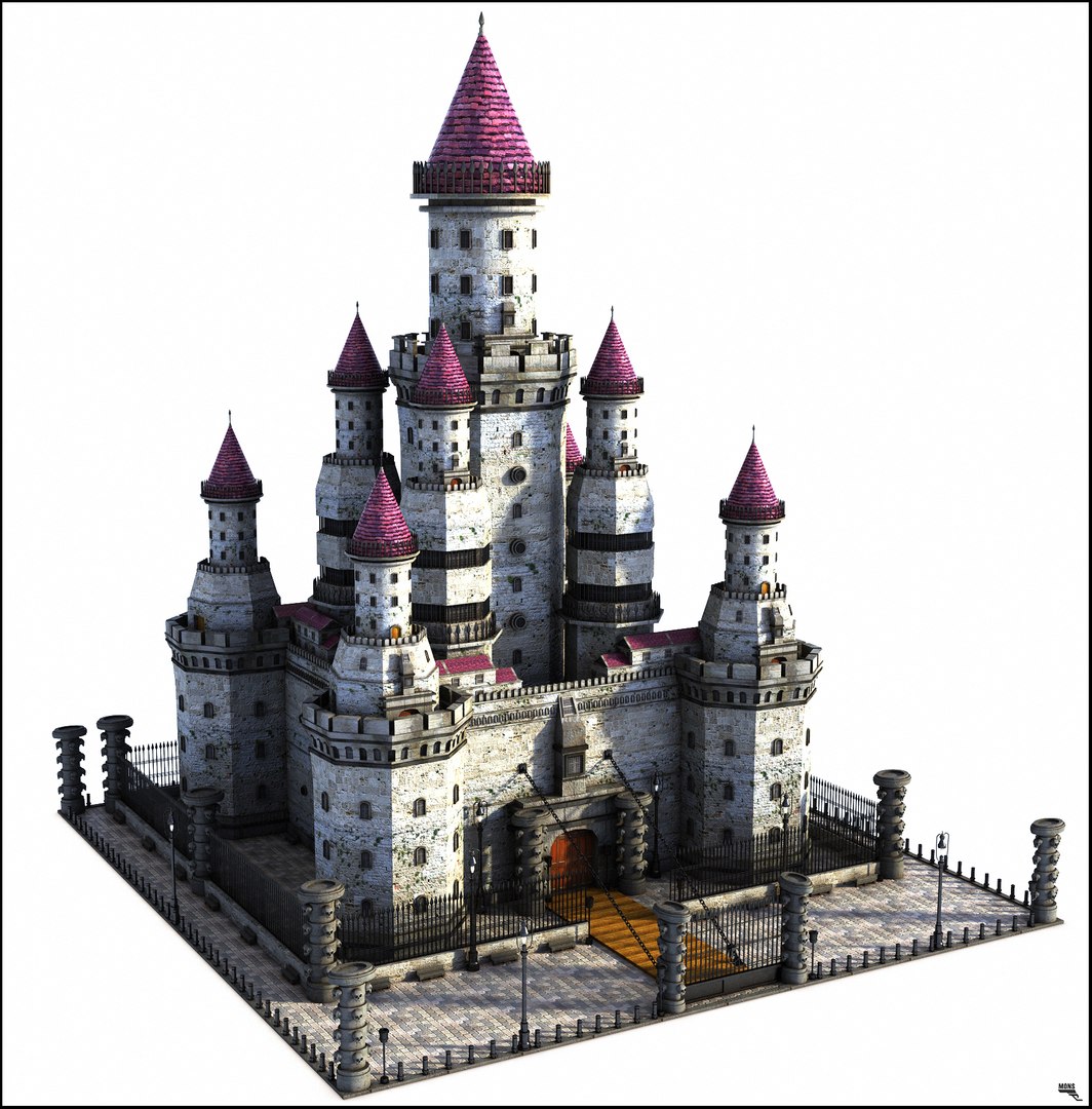 3D Castle Fantasy - TurboSquid 1152897