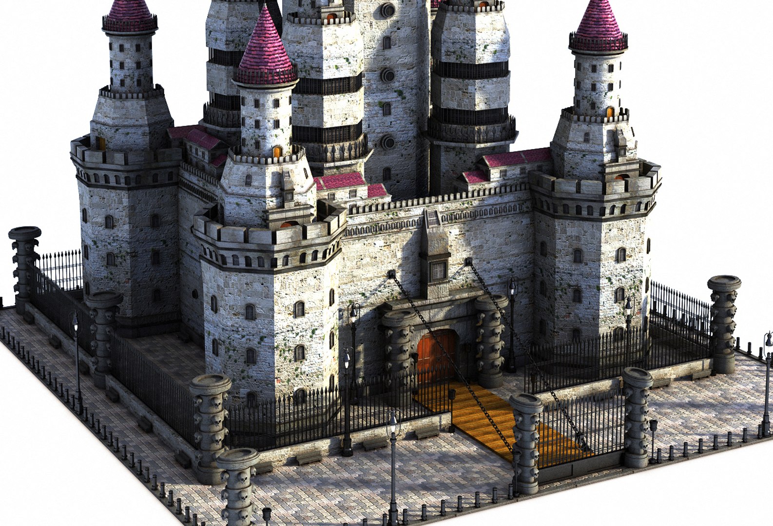 3D Castle Fantasy - TurboSquid 1152897