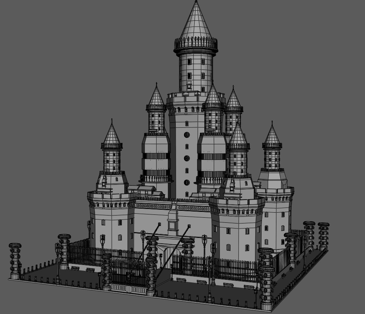 3D Castle Fantasy - TurboSquid 1152897