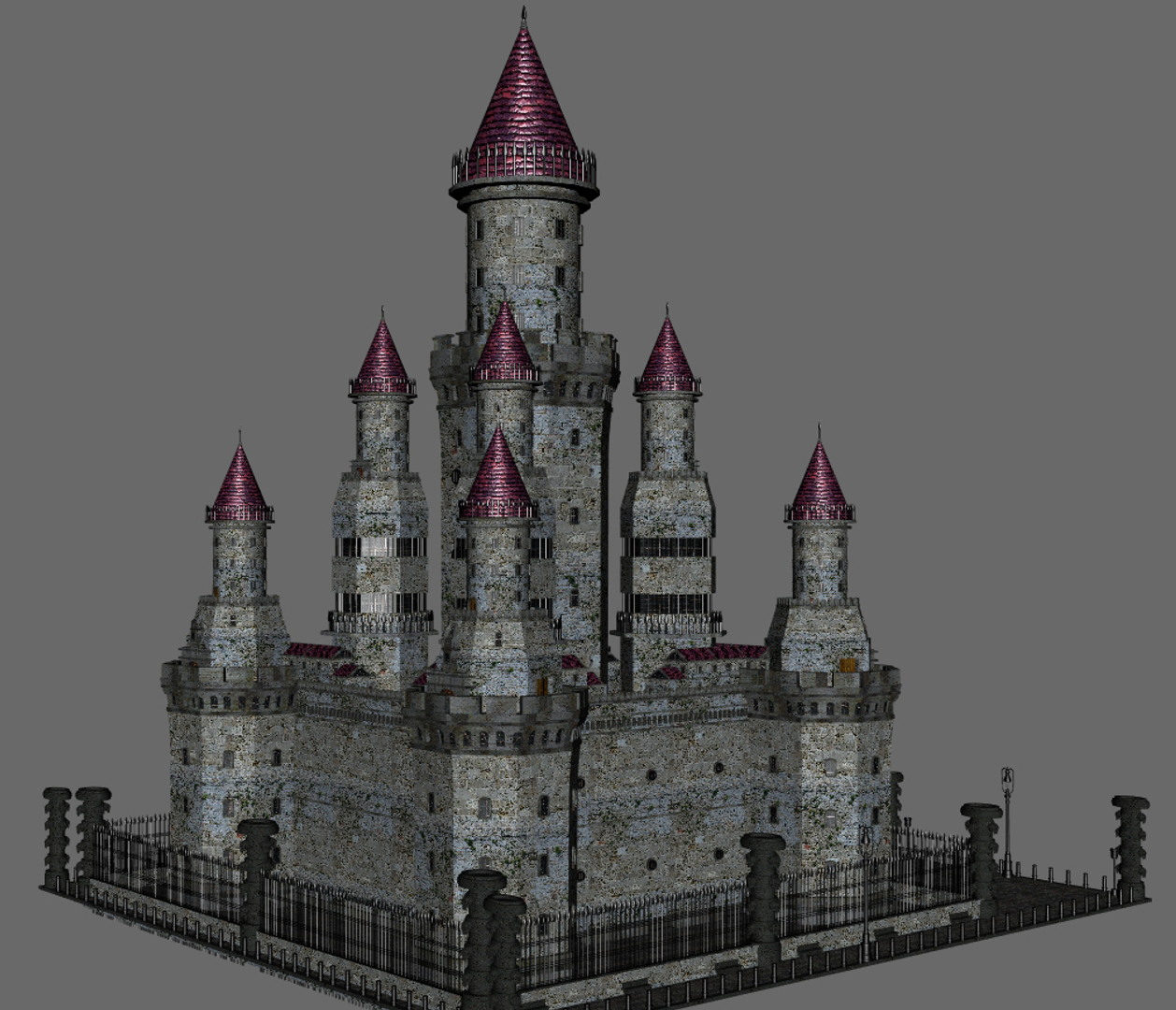 3D castle fantasy - TurboSquid 1152897