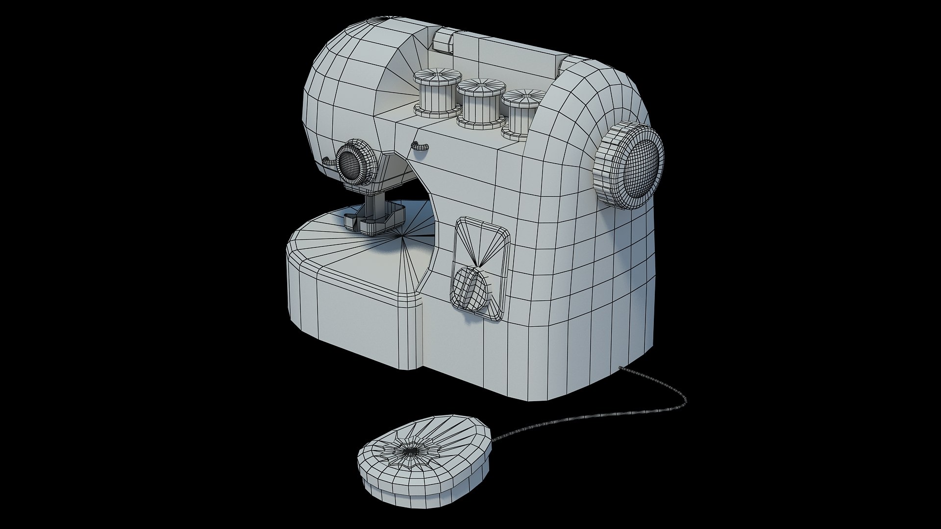 Sewing kids machine 3D model - TurboSquid 1686036