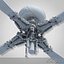 3d Model Apache Helicopter Propeller