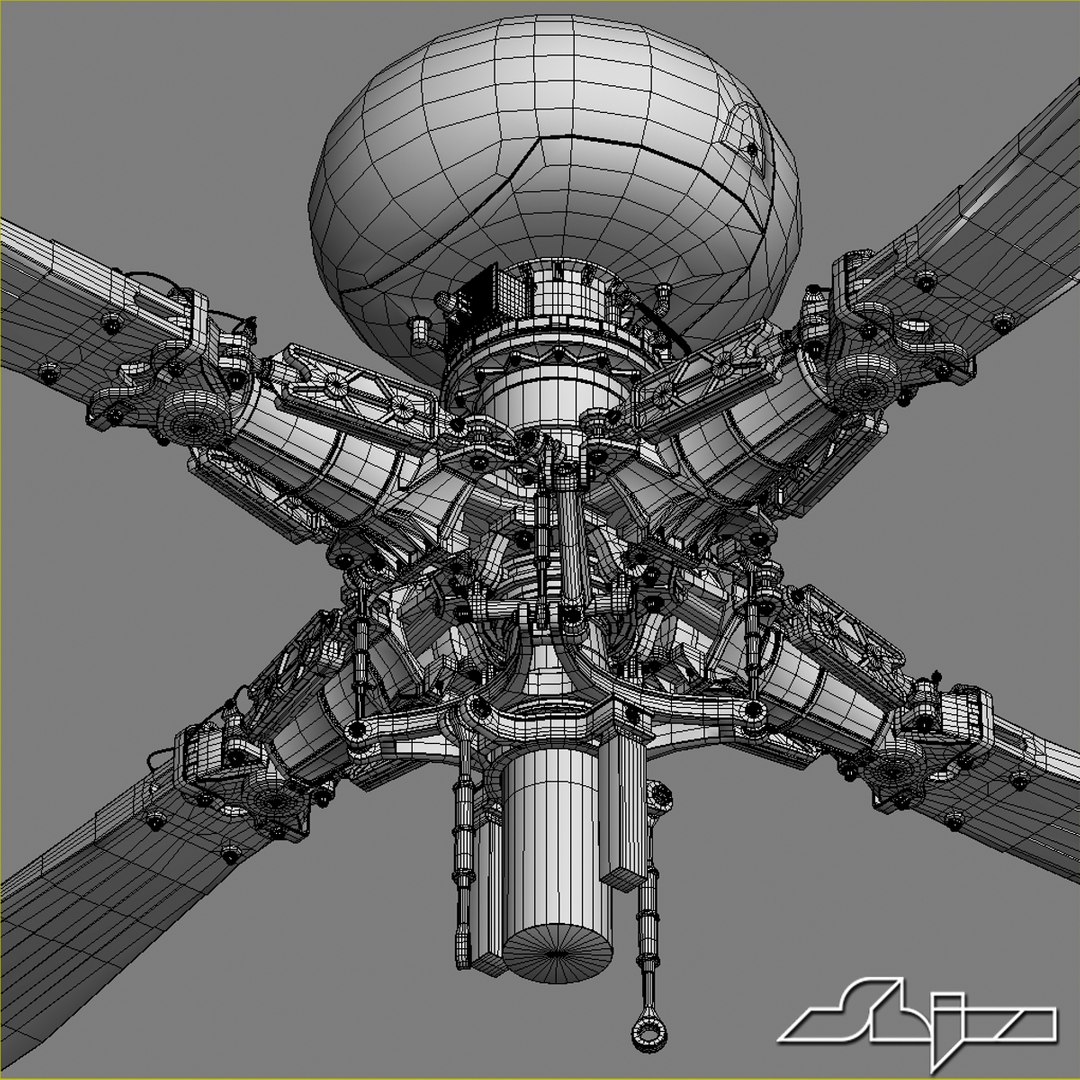 3d Model Apache Helicopter Propeller