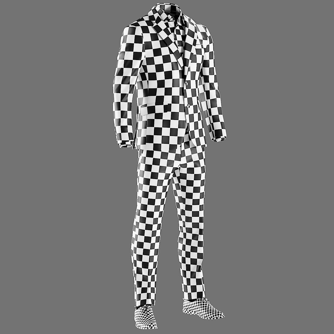 3D Mesh Men S Suit Model - TurboSquid 1674275