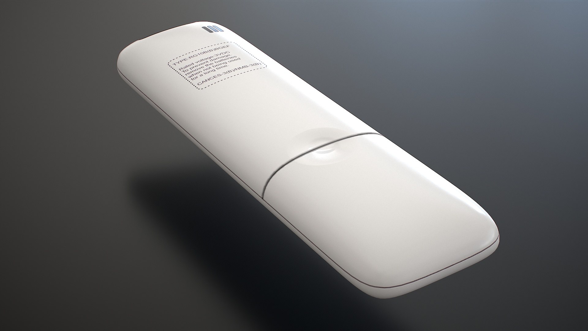 Air Conditioner Remote Control - AC Remote Low-poly 3D Model 3D Model ...