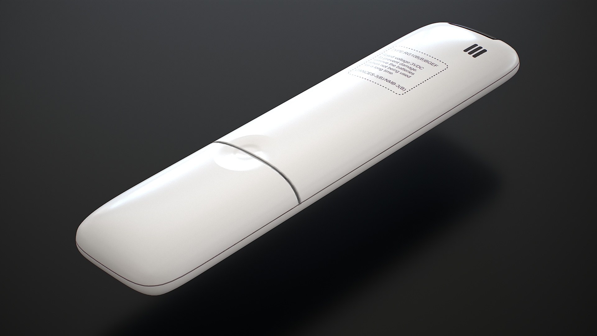 Air Conditioner Remote Control - AC Remote Low-poly 3D Model 3D Model ...