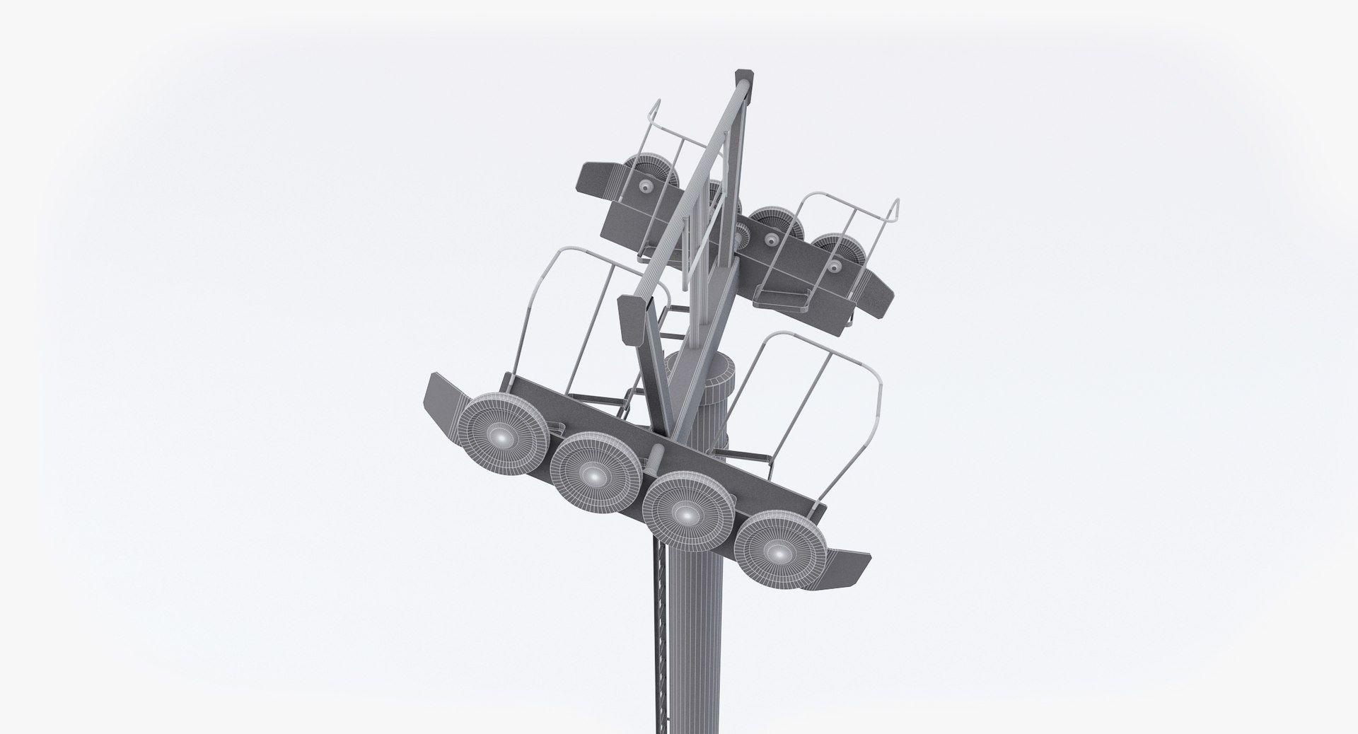 3D Model Cable Car Tower - TurboSquid 1506723