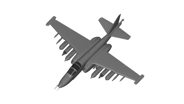 Sukhoi Su-25 3D model - TurboSquid 1989546