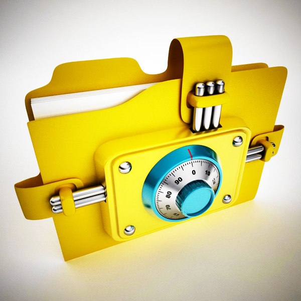 3d model folder combination lock
