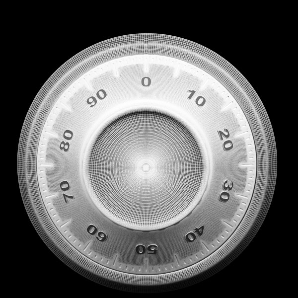 3d model folder combination lock