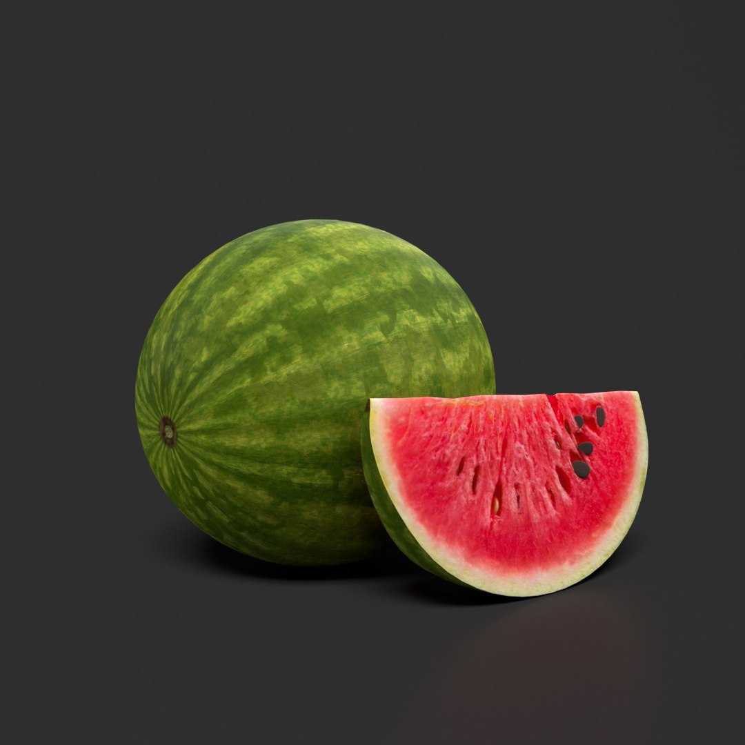 3D Watermelon - TurboSquid 2418888