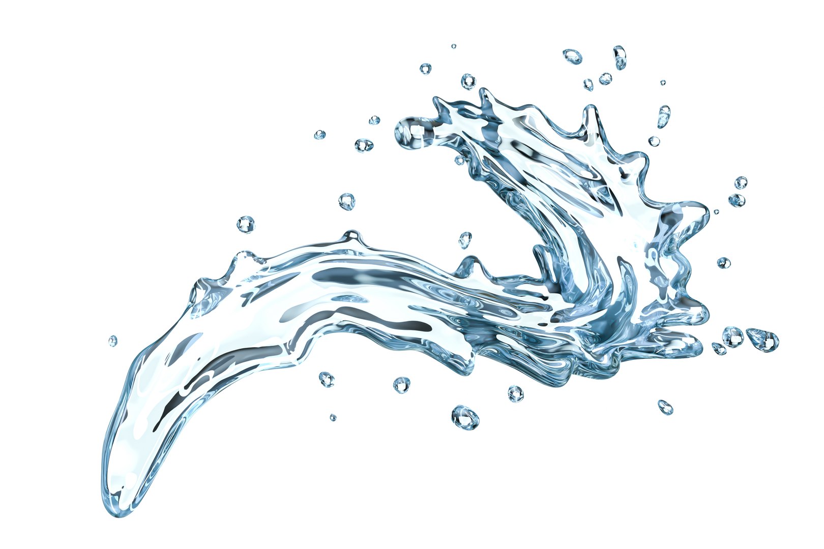 Water Curve Splash 3D Model - TurboSquid 2130359