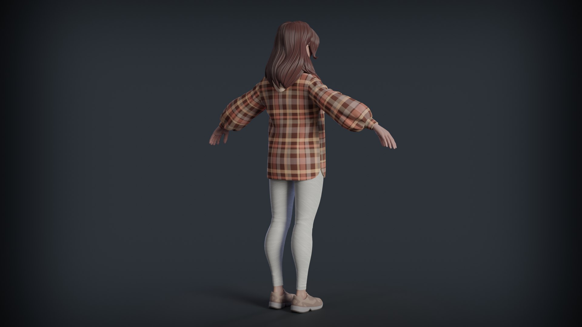 Stylized Cute Girl 3D Model - TurboSquid 2270282