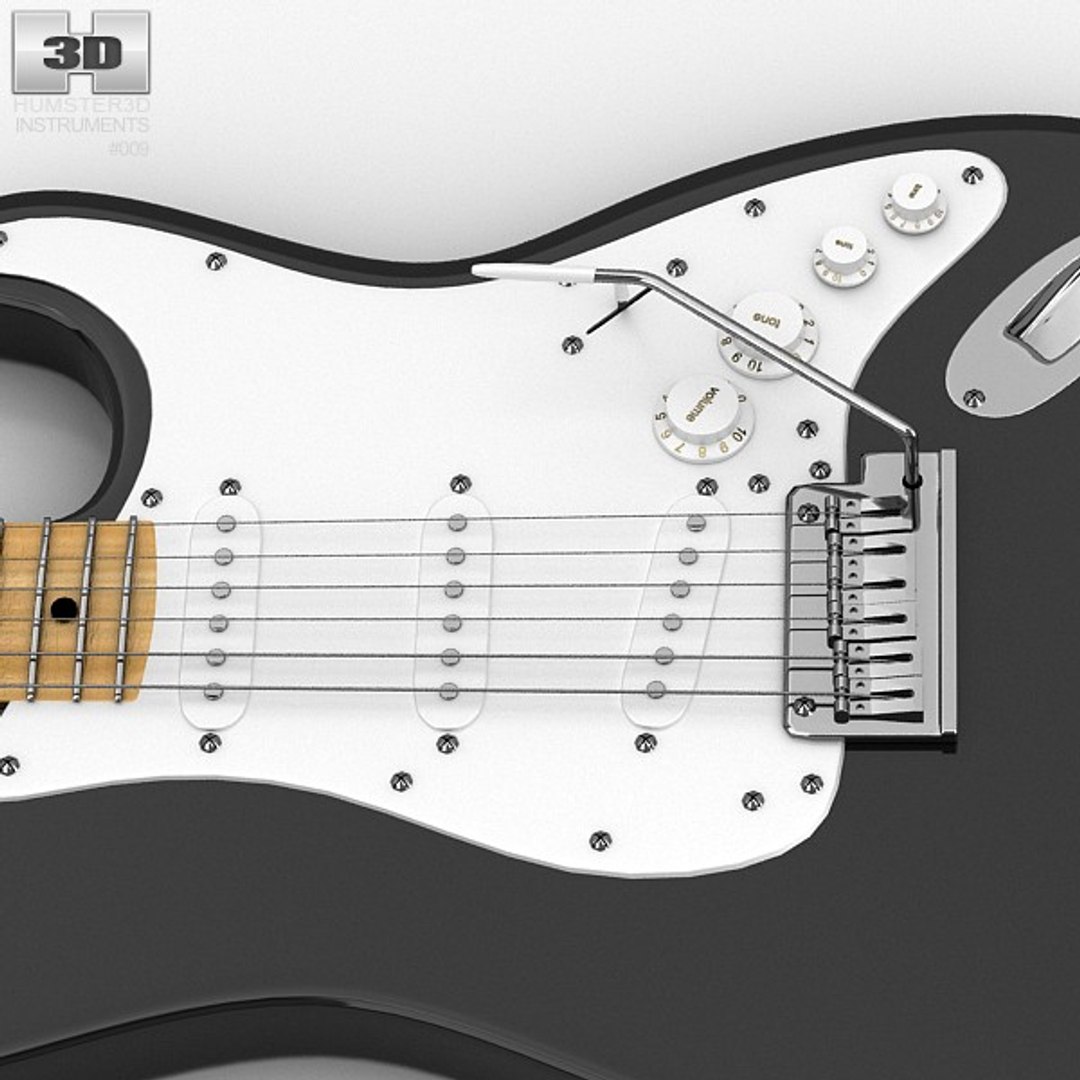 3d fender stratocaster