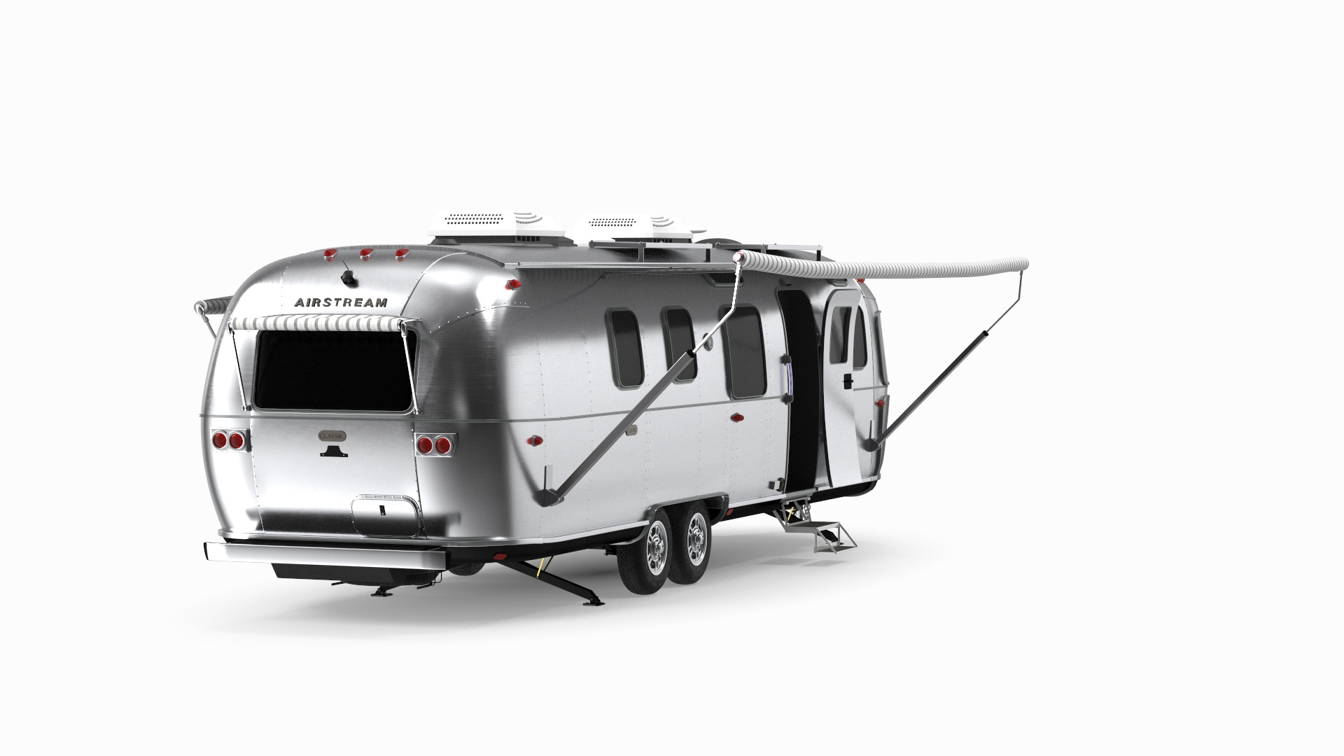 Airstream Classic 33FB Travel Trailer 3D - TurboSquid 2162277