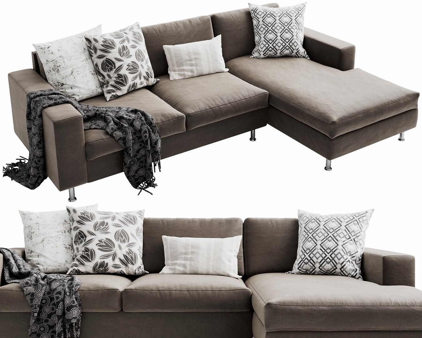 3D boconcept indivi2 chaise lounge model - TurboSquid 1629715