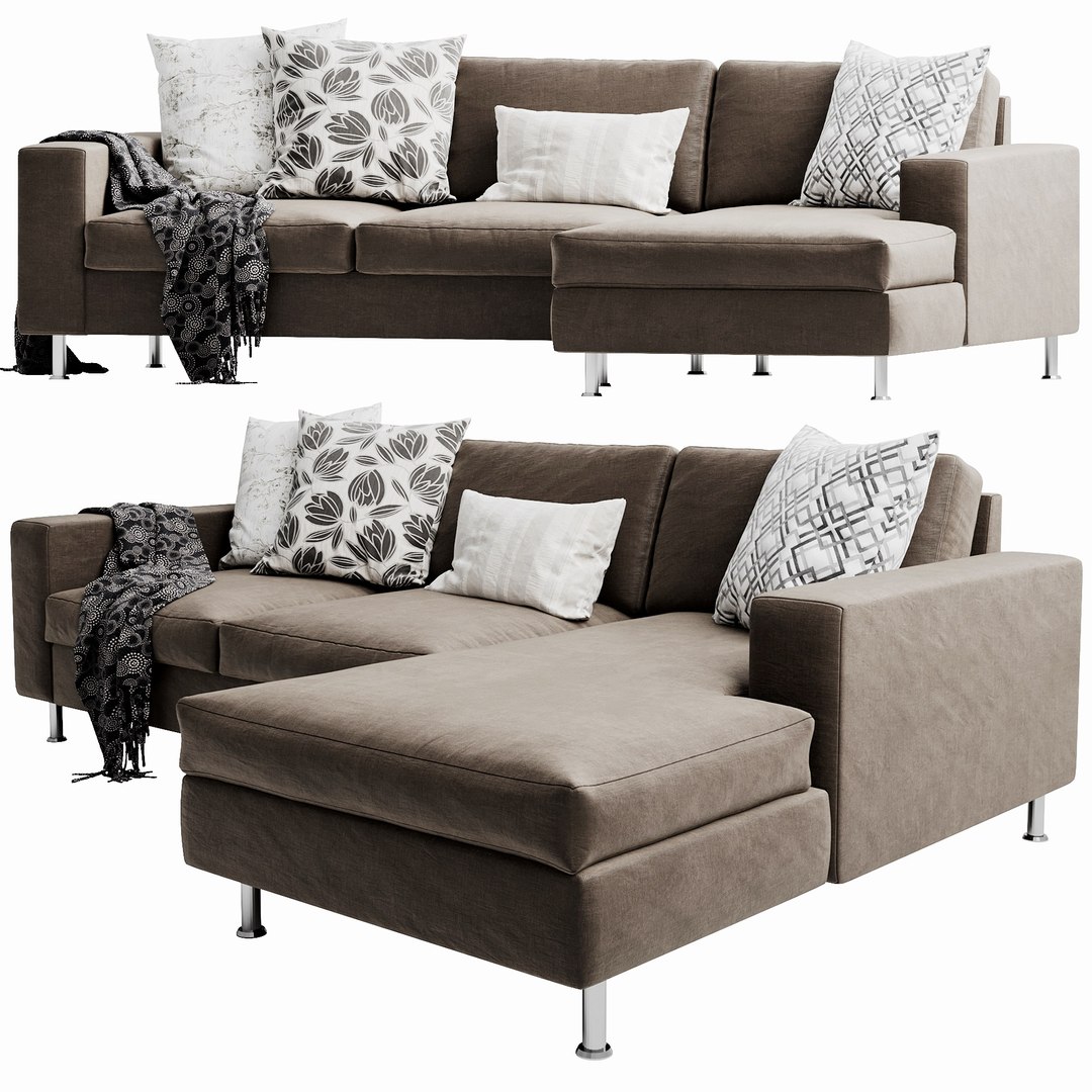 3D boconcept indivi2 chaise lounge model - TurboSquid 1629715