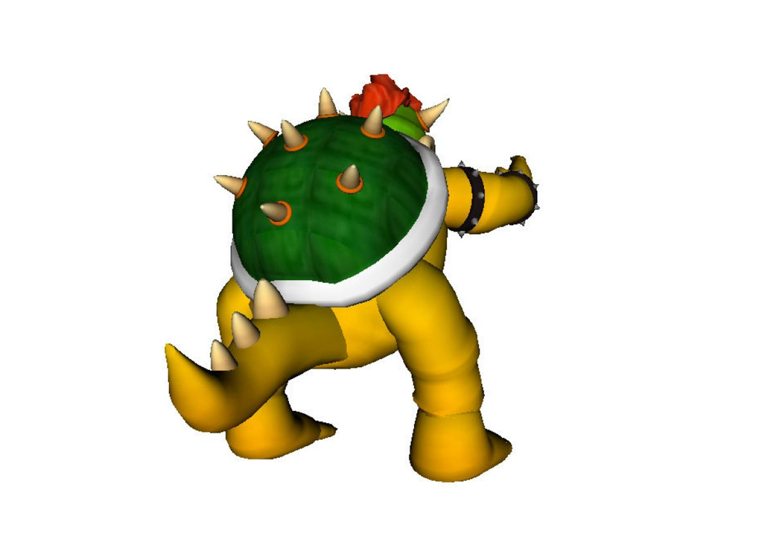 bowser super mario 3d model