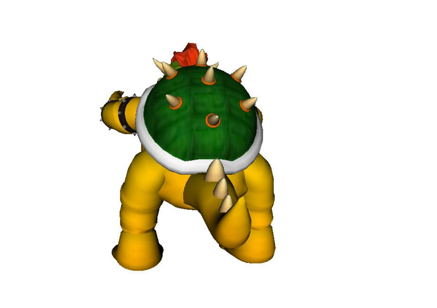bowser super mario 3d model