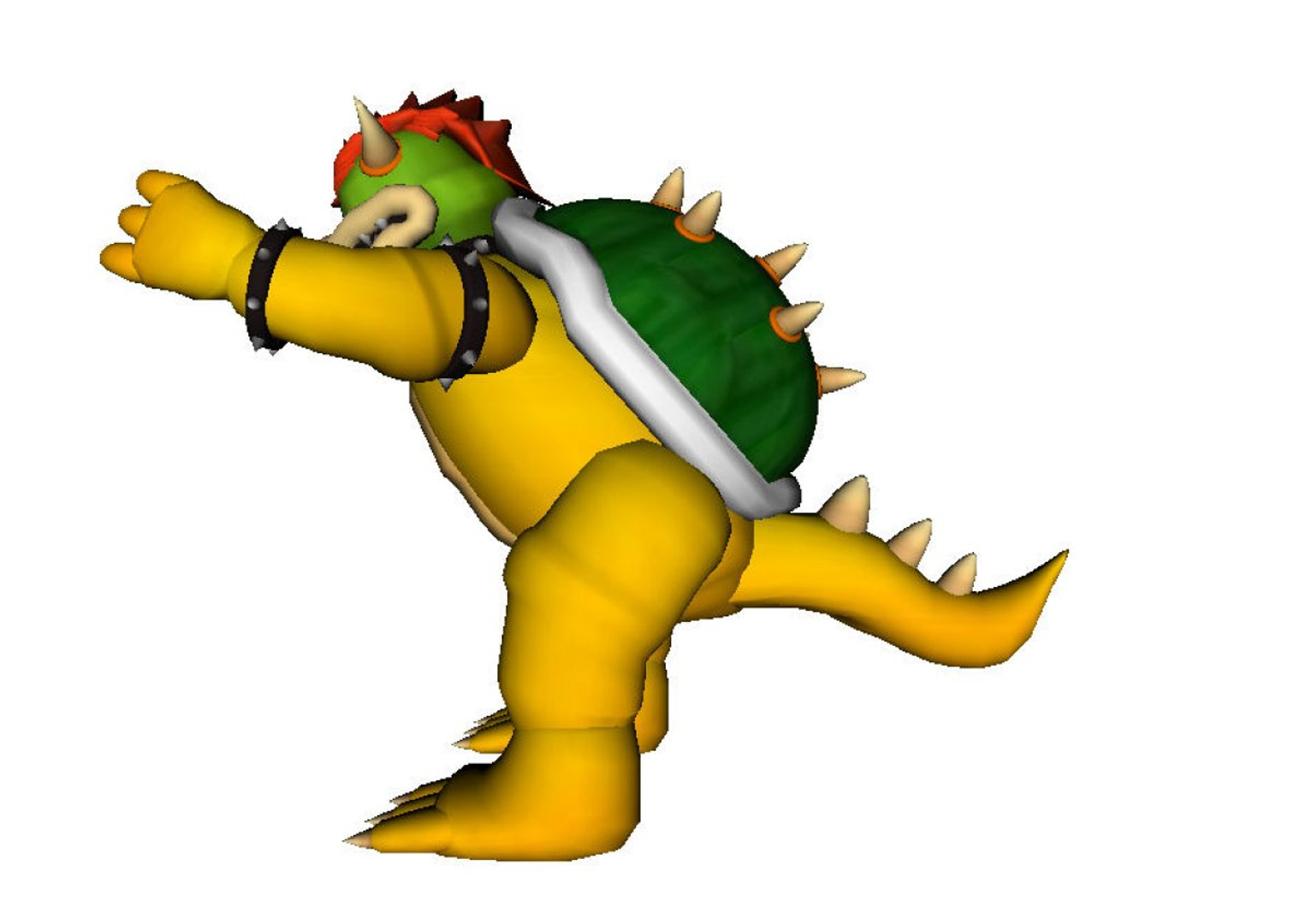 bowser super mario 3d model