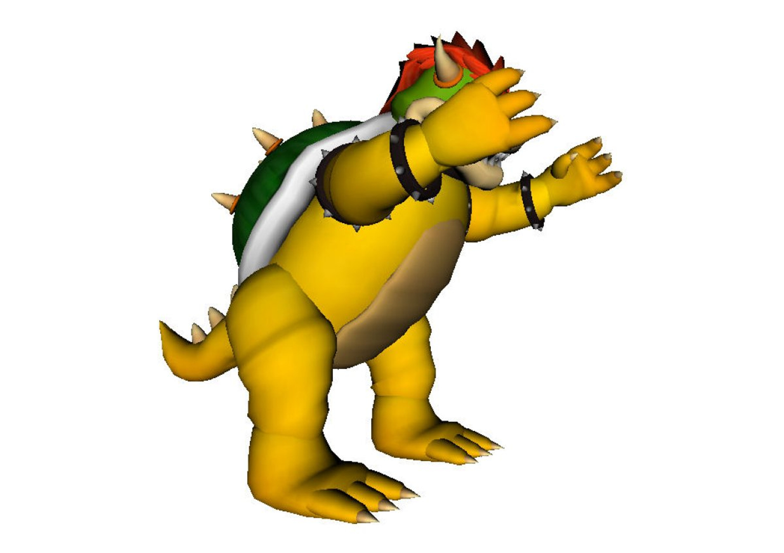 bowser super mario 3d model