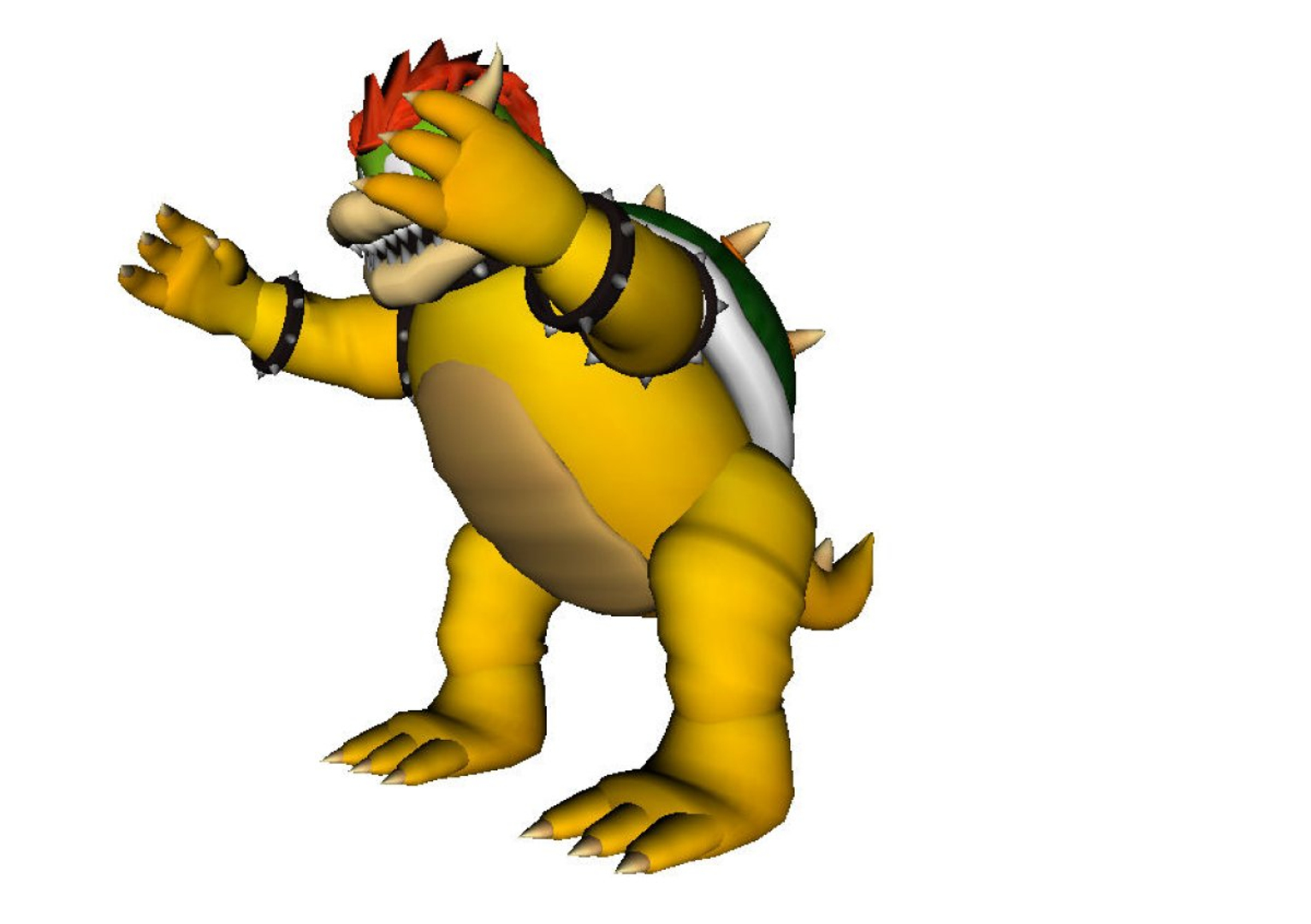 bowser super mario 3d model