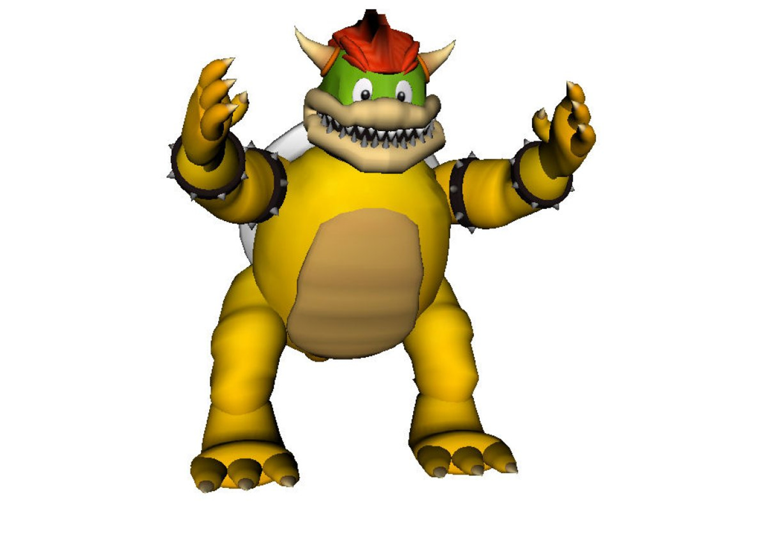 bowser super mario 3d model