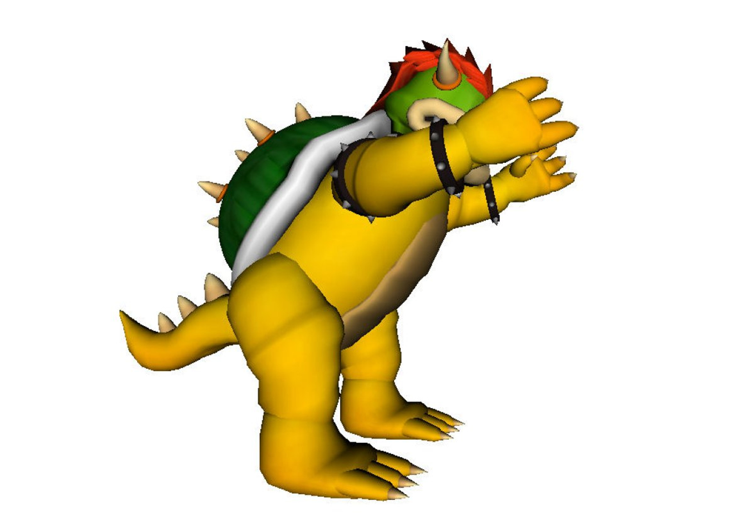 bowser super mario 3d model