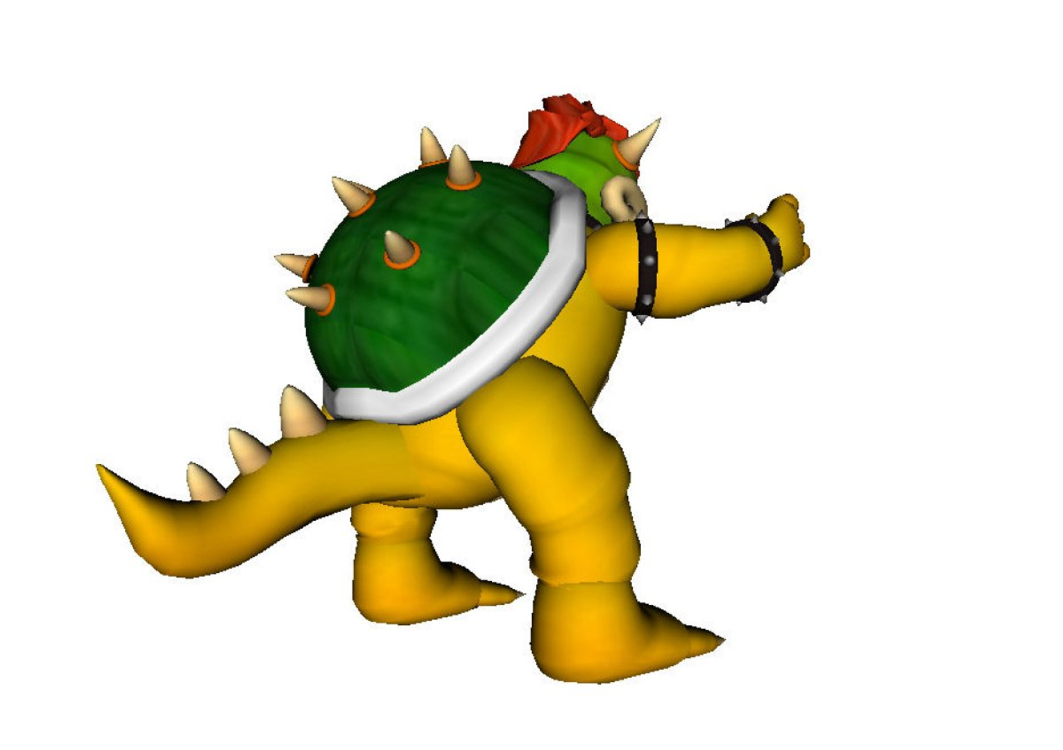 bowser super mario 3d model