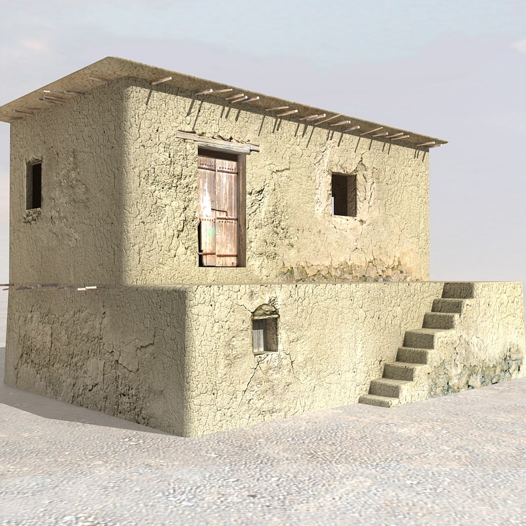 3ds Max Afghan House 09