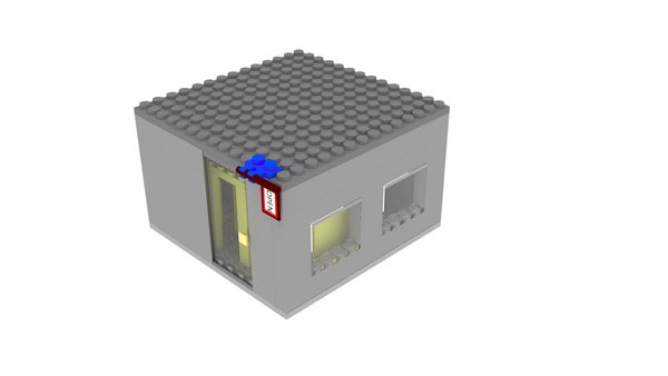 Lego building 3D model - TurboSquid 1593579