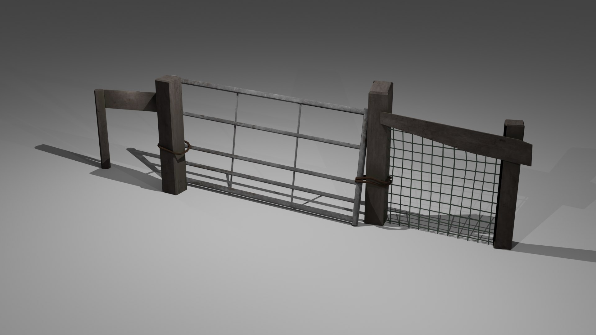 Field Gate 3D Model - TurboSquid 2094684