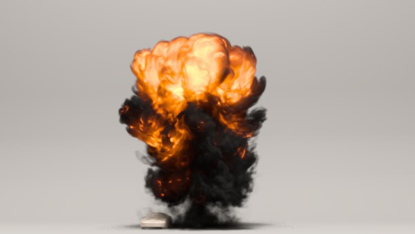 3D mushroom cloud explosion fumefx - TurboSquid 1225116