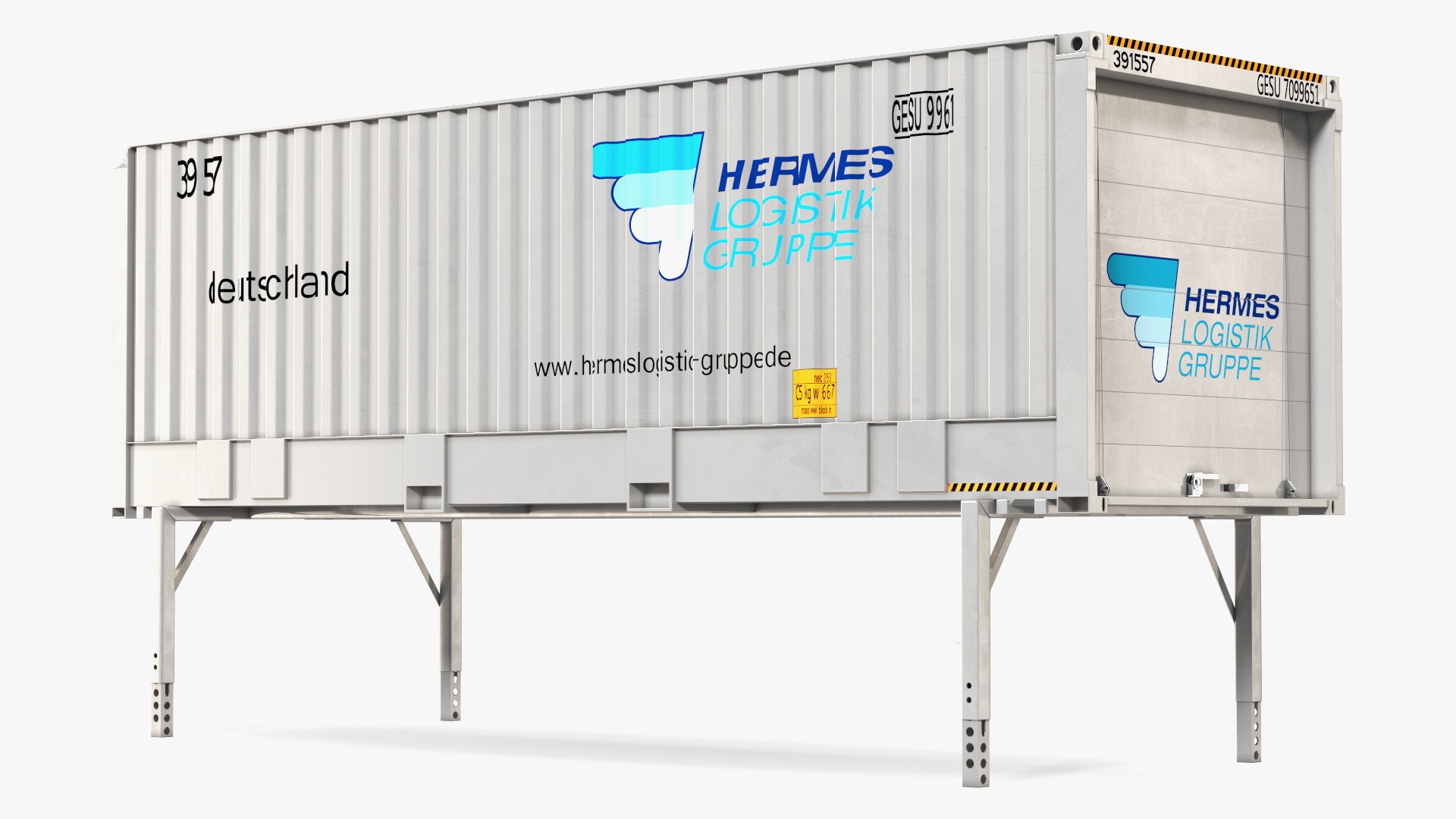 Swap Body Container 3D Model - TurboSquid 2154489