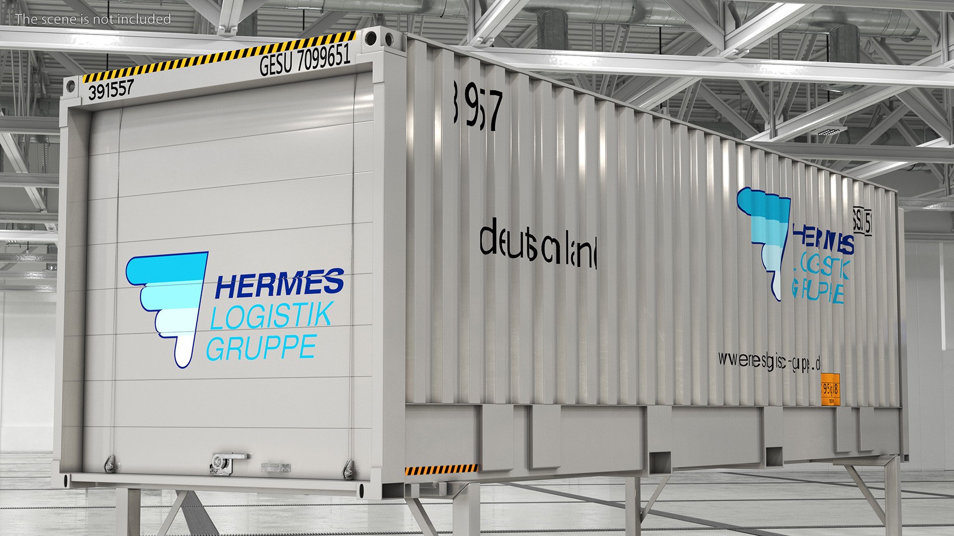 Swap Body Container 3D Model - TurboSquid 2154489