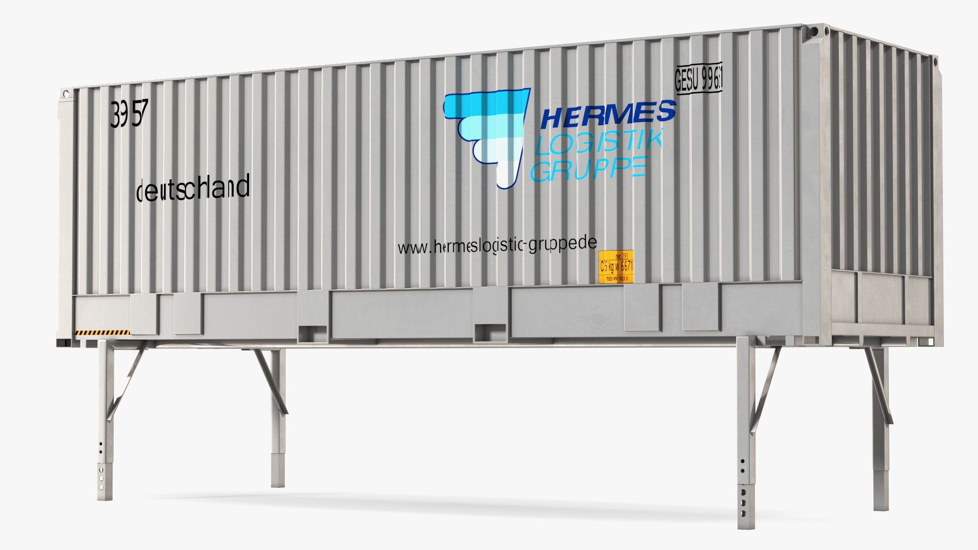 Swap Body Container 3D Model - TurboSquid 2154489