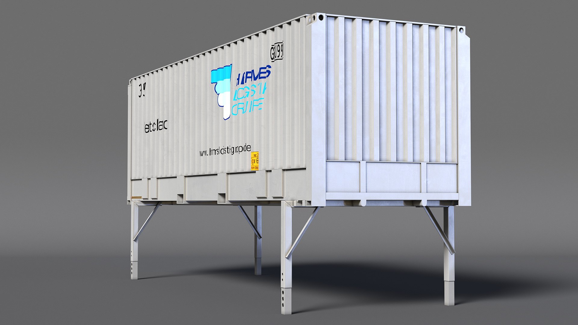 Swap Body Container 3D Model - TurboSquid 2154489