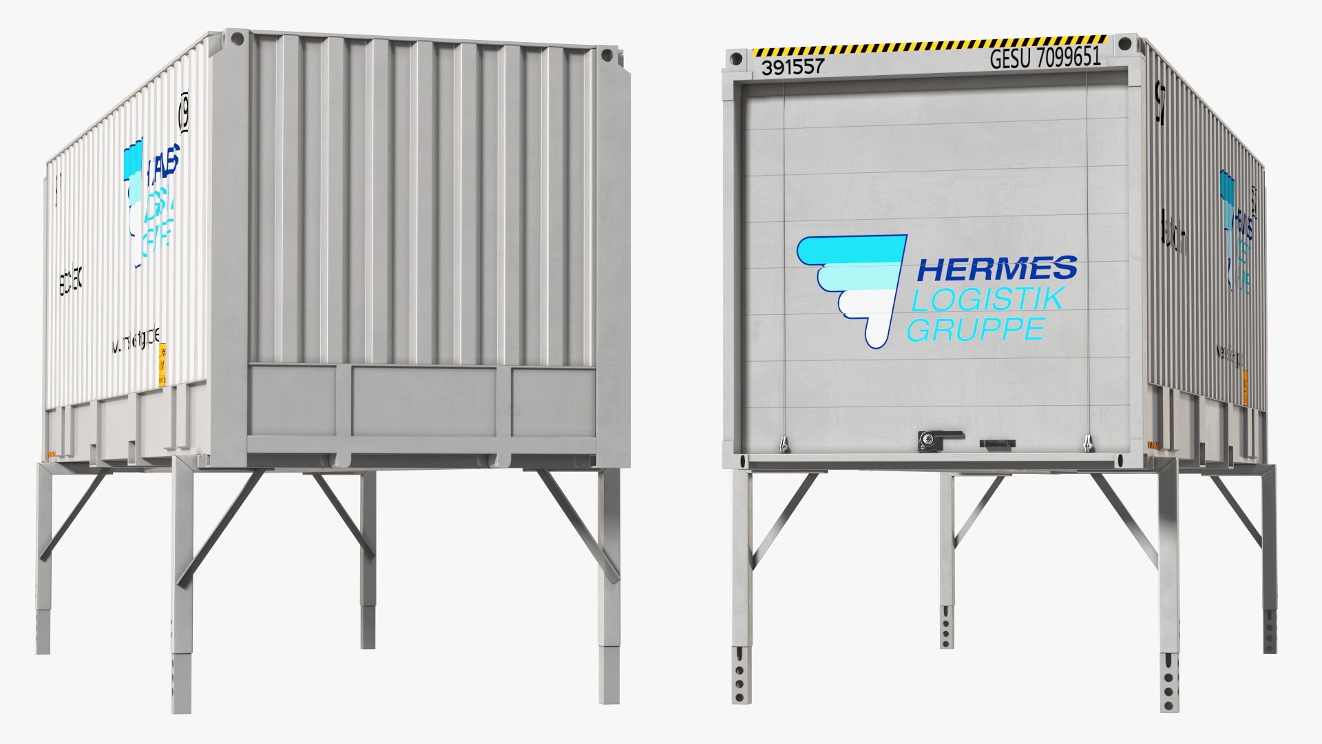 Swap Body Container 3D Model - TurboSquid 2154489